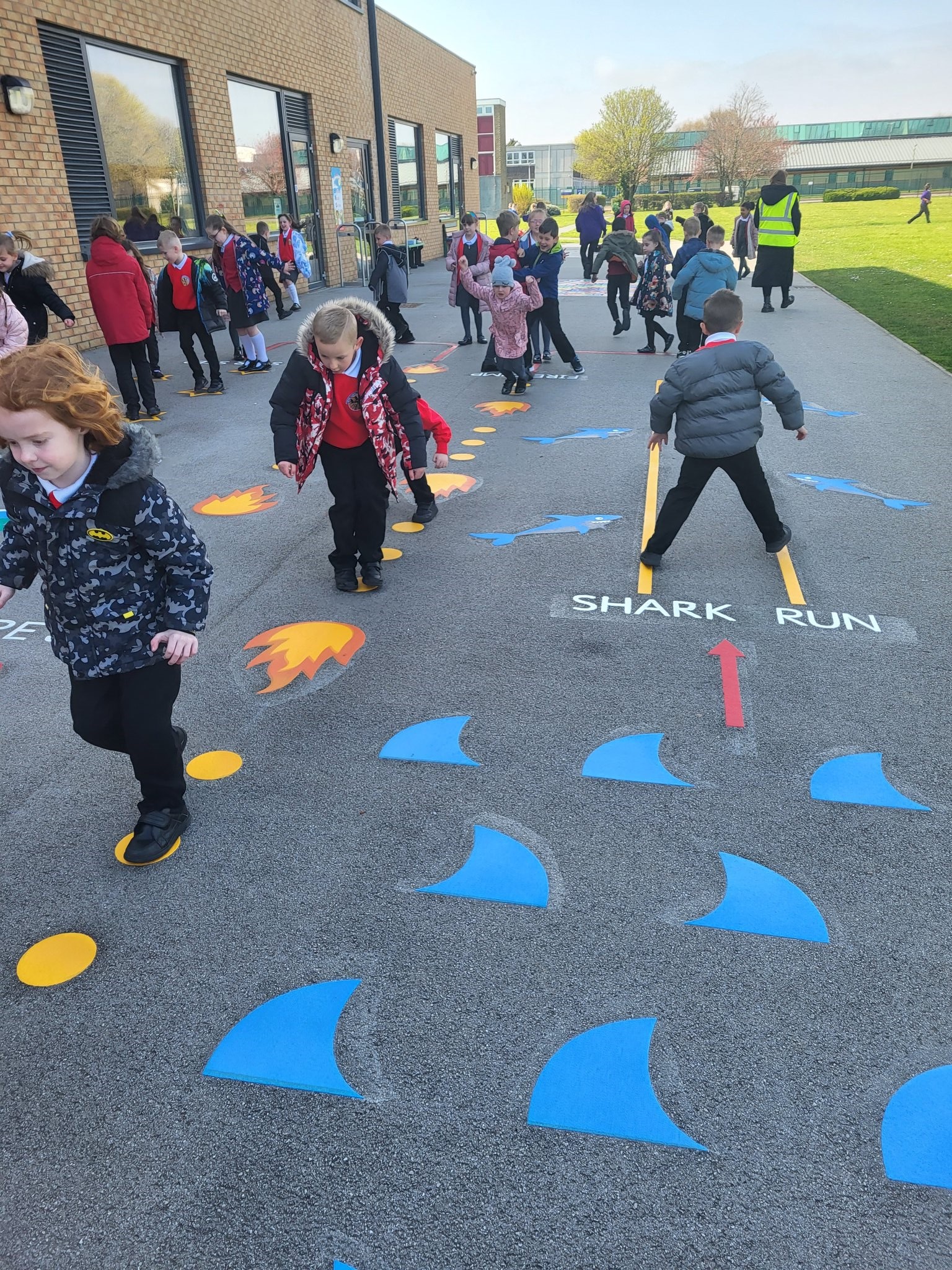 Playground Markings - Great Coates Primary Academy