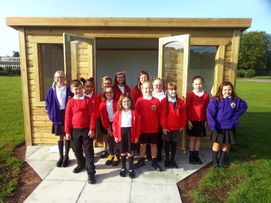 Reading Ambassadors and New Reading Shed - Great Coates Primary Academy